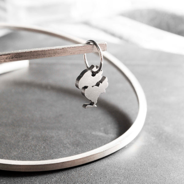 Chocobo Earring - Titanium - Arxiome